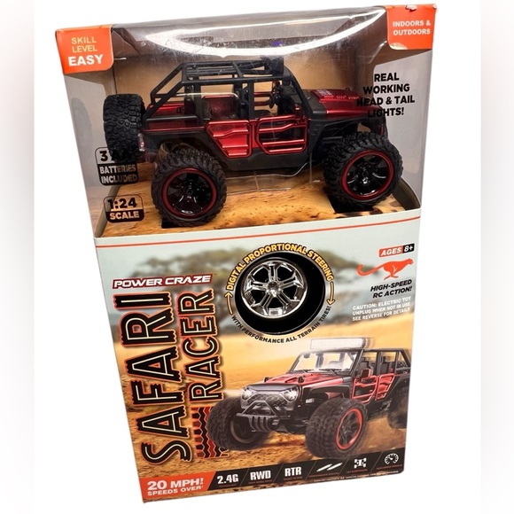Toys | Power Craze Safari Racer Jeep Mini Rc High Speed 32 Kmh 24 Ghz ...